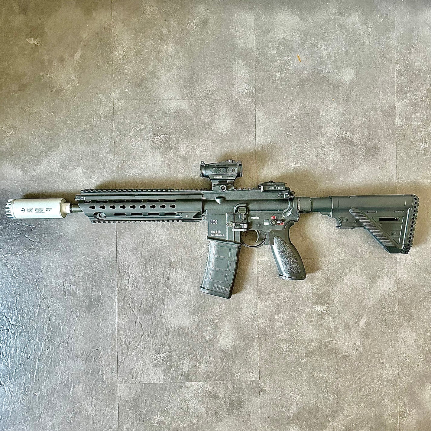 KSK G95 Style MARS Dummy Silencer Schalldämpfer Aluminum CNC HK416 ...