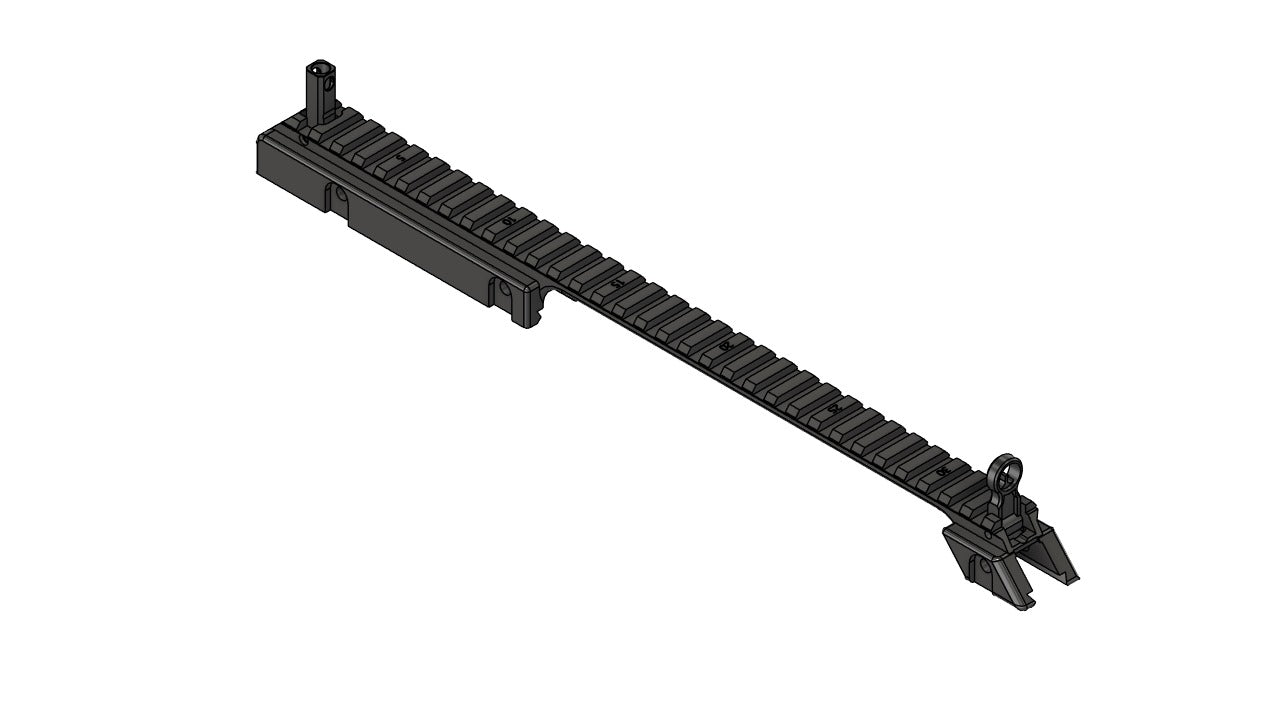 G36 KA4 IDZ Aluminum Upper Rail with Flip-up Sights – Clutch Precision